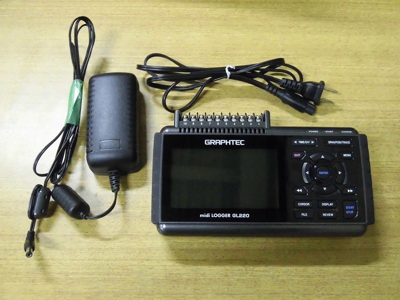 【中古】GRAPHTEC グラフテック データロガー midi LOGGER GL200の落札情報詳細 - ヤフオク落札価格検索 オークフリー