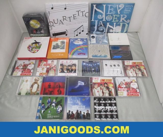 【やや傷や汚れあり】NEWS CD/DVD/Blu-rayセット DOME TOUR 2018-2019 EPCOTIA ENCORE/15th Anniversary LIVE 2018 ...