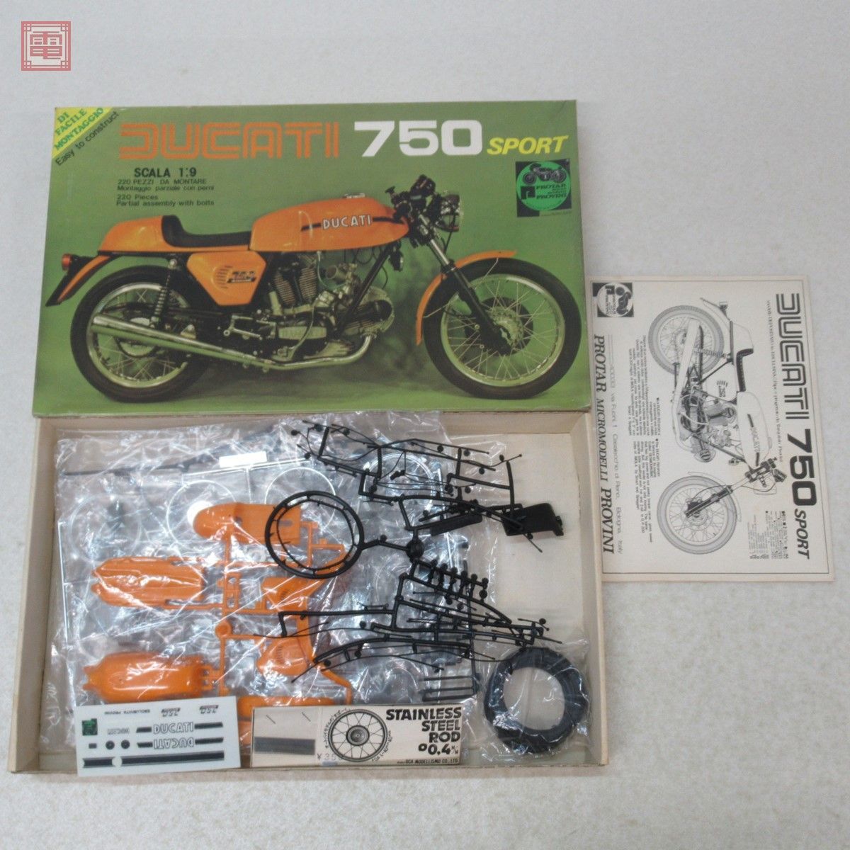 【傷や汚れあり】大型キット☆1/9 ドゥカティ750 スポーツ プロター PROTAR DUCATI 750 SPORTの落札情報詳細 ...
