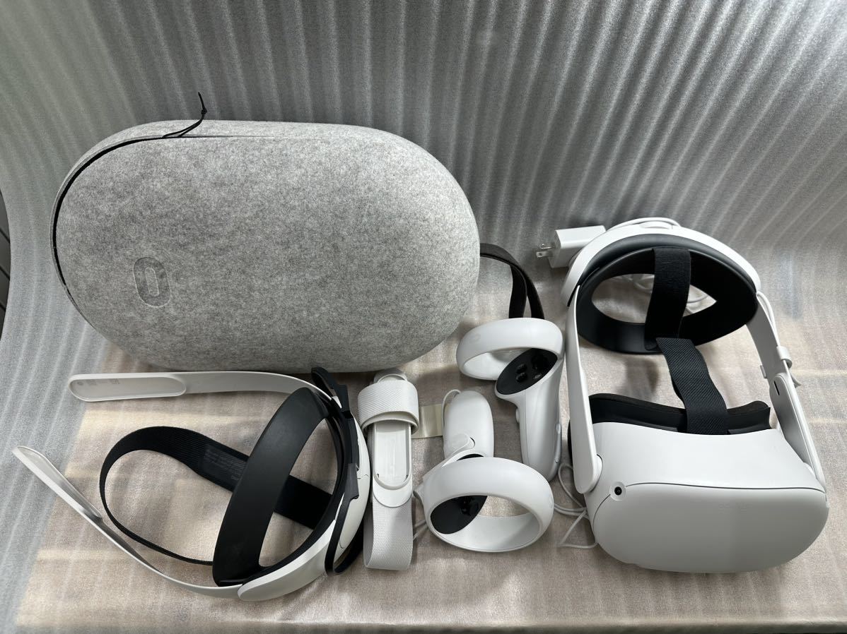【目立った傷や汚れなし】② Oculus Quest 2—完全ワイヤレスのオールインワンVRヘッドセット Quest 2 Eliteストラップバッテリー ケース付き【詳細不明】の落札情報詳細 ...