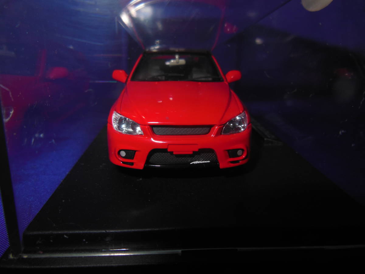【未使用に近い】1/43 MTECH トヨタ アルテッツア RED TOYOTA ALTEZZA 1998年 M-TECH /秋山延彦/定峰峠 ...
