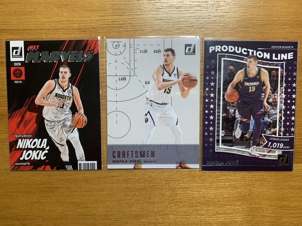【未使用に近い】2022-23 PANINI Donruss basketball NBA- Nikola Jokic NET MARVELS ...