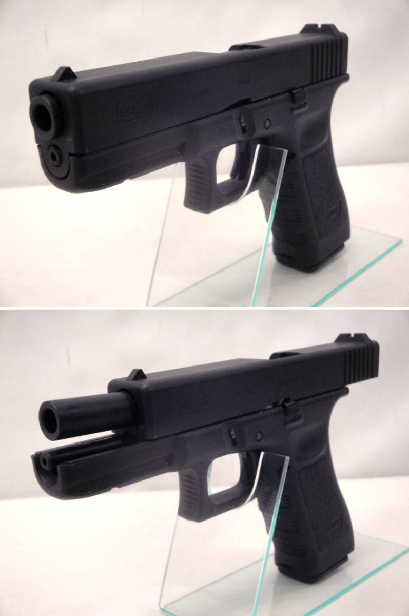 【全体的に状態が悪い】カメ)タナカ モデルガン グロック Glock 17 3rd Generation HW Evolution 破損有 『ジャンク/現状品』 U2303093 KC29Cの ...