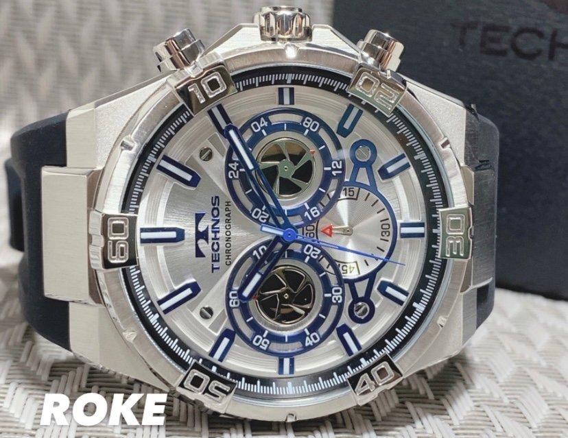 【未使用】2022年 モデル 新品 テクノス TECHNOS 正規品 腕時計 クロノグラフ ビックフェイス 国内正規保証 スポーツ ラバーベルト メンズ ブルーの落札情報詳細 - ヤフオク落札 ...
