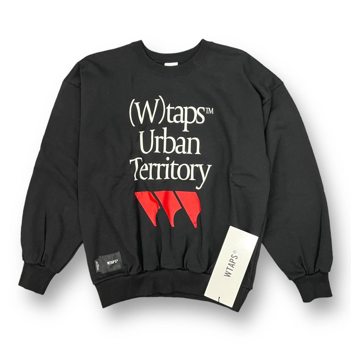 【未使用】新品 WTAPS 22AW SWEATER COTTON プリント クルーネック スウェット ダブルタップス 222ATDT-CPM01S 1の落札情報詳細 - Yahoo ...