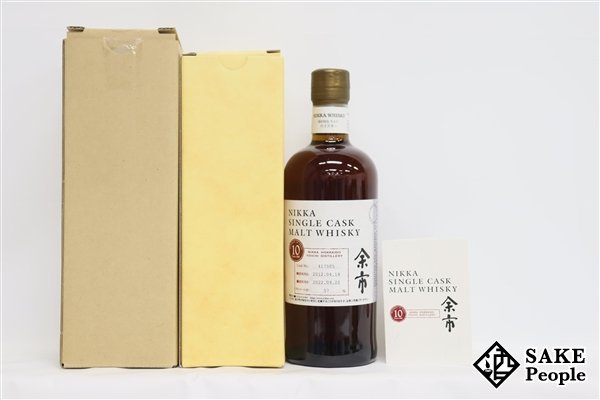 【目立った傷や汚れなし】 1円～ ニッカ 余市 10年 2012-2022 シングルカスク マイウイスキー 700ml 57％ 箱 外箱 冊子付き ジャパニーズの落札情報詳細 - ヤフオク落札 ...