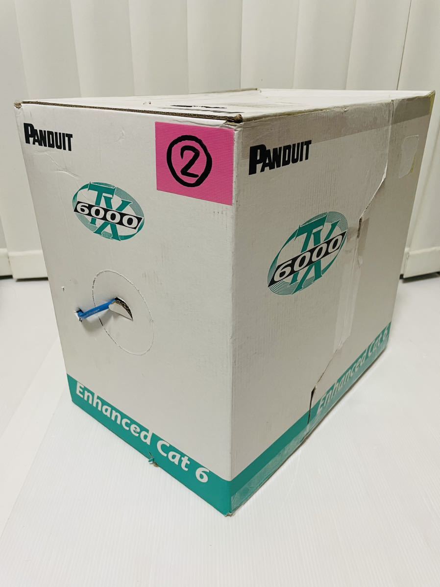 【未使用】②パンドウイットPUL6004BU-FE TX6000 LSZH Cat6 U/UTP ケーブル 305mの落札情報詳細 ...