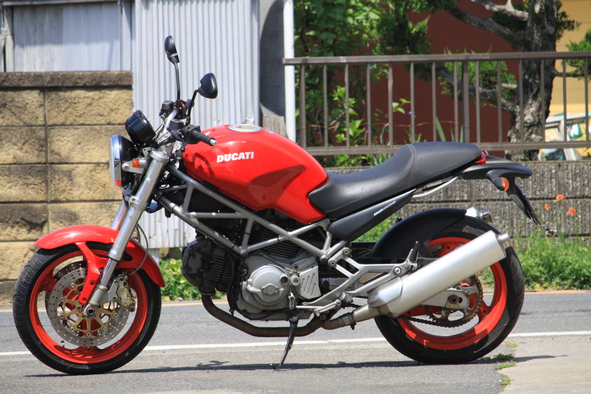 【やや傷や汚れあり】美車 1円スタート Ducati ドゥカティ ドカティ モンスター400ie M400ie インジェクション車 書付 鍵付