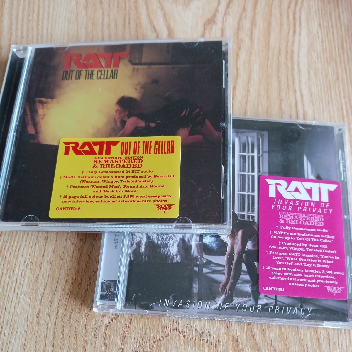 【未使用に近い】ラット ／ Out Of The Cellar ／ Invasion Of Your Privacy ／ ROCK CANDY ...
