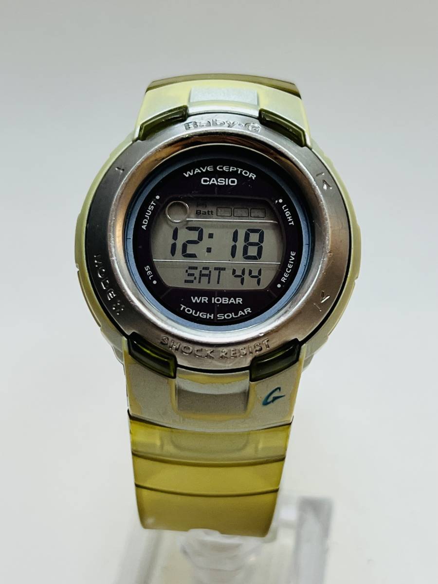 【やや傷や汚れあり】動作 CASIO BABY-G カシオ 電波ソーラー BGT-2601J Tripper wave solar 2983 ...