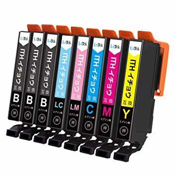 【未使用】LxTek ITH-6CL 互換インクカートリッジ エプソン(Epson)用 ITH イチョウ インク 6色セット+黒2本(合計8本)の落札情報詳細 - ヤフオク落札価格検索 オークフリー