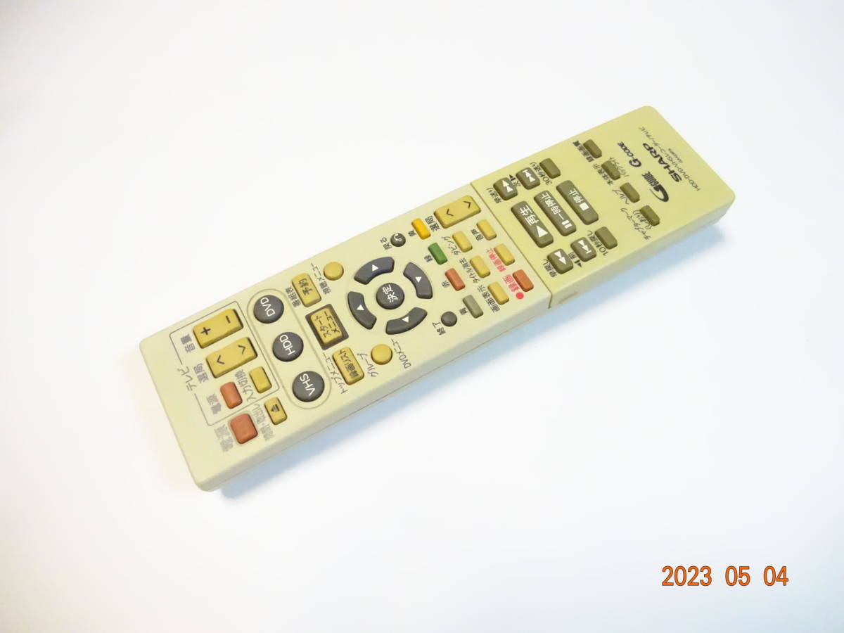 【やや傷や汚れあり】シャープ DV-TR11/DV-TR12/DV-TR14用リモコン HDD/DVD/VHS レコーダー用リモコンの落札情報詳細 - ヤフオク落札価格検索 オークフリー