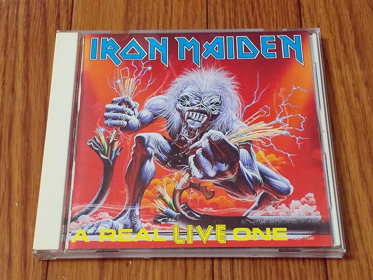 【目立った傷や汚れなし】★初回限定盤帯付！アイアン・メイデン/ア・リアル・ライヴ・ワン IRON MAIDEN/A REAL LIVE ONE ...