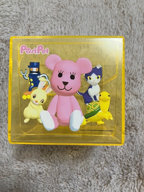【やや傷や汚れあり】PostPet（ポストペット） 小物入れ／FDケース／MOディスクケース 色：イエロー 生モモの落札情報詳細 - Yahoo!オークション落札価格検索 オークフリー