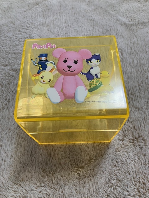 【やや傷や汚れあり】PostPet（ポストペット） 小物入れ／FDケース／MOディスクケース 色：イエロー 生モモの落札情報詳細 - Yahoo!オークション落札価格検索 オークフリー