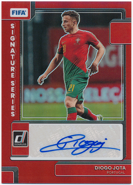 【未使用】2022-23 Panini Donruss Soccer Beautiful Game Autograph Blue Diogo ...