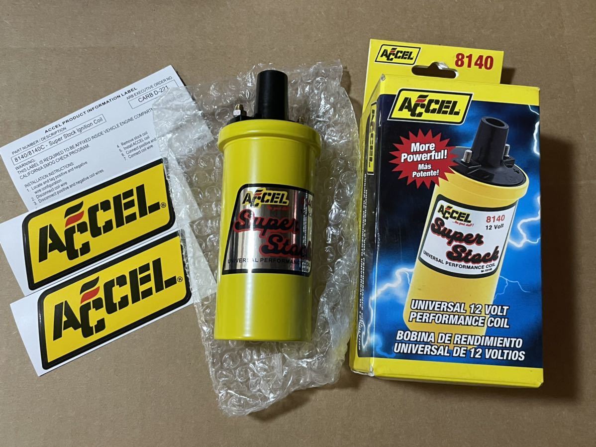 【未使用】送料520円 ACCEL アクセル イグニッションコイル No 8140 新品 サニトラ・AE86・MSD・ハコスカ・GX71・L型・ソレックス・ケンメリの落札情報詳細 ...