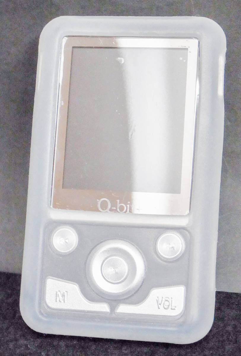 【やや傷や汚れあり】1円 ユーズド Q-bit＋ デジタルオーディオプレイヤー QRS120 ブラック 歩数計機能付き DEGITAL ...