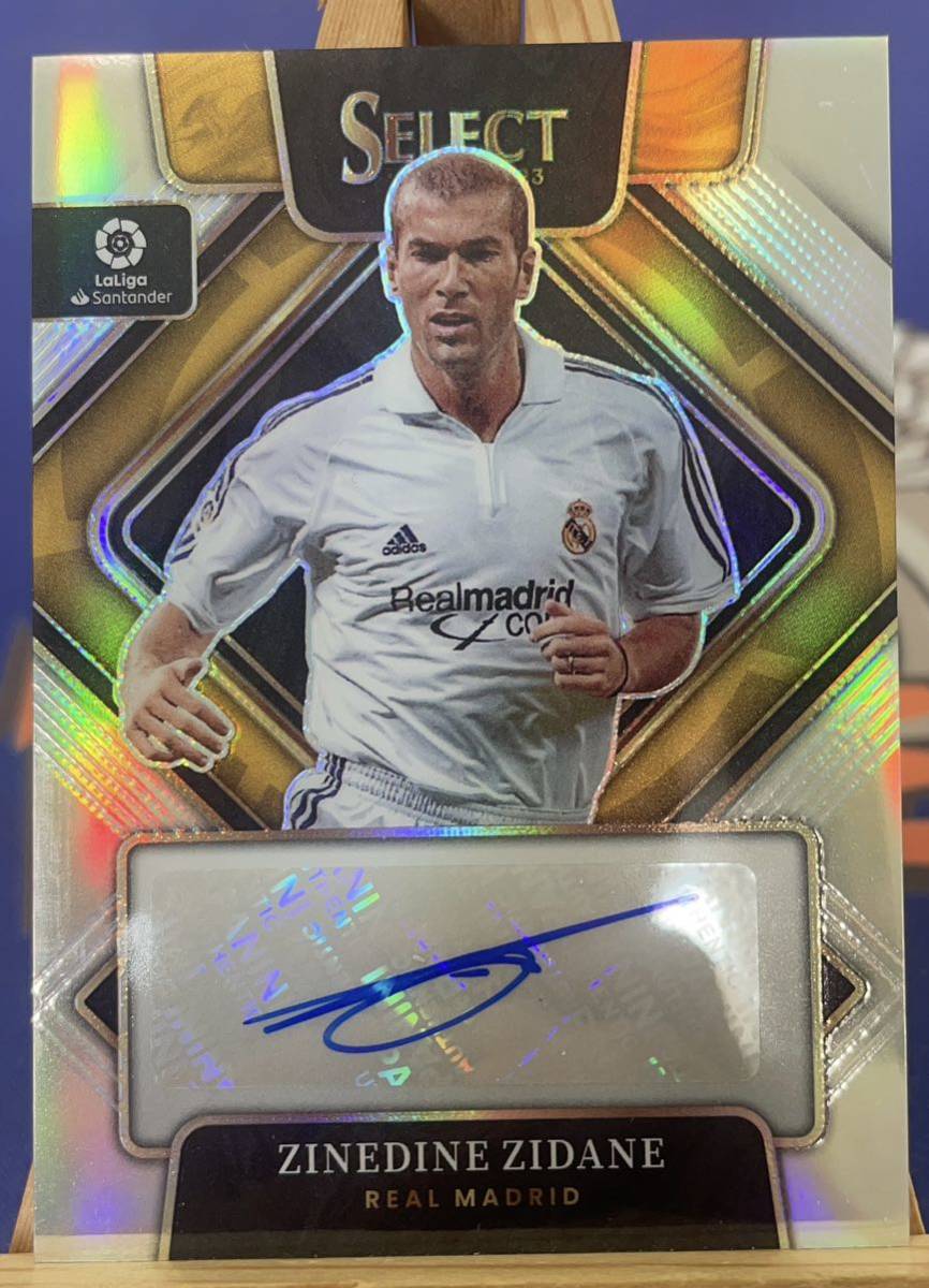 【目立った傷や汚れなし】2022-23 Panini SELECT signatures ZINEDINE ZIDANE 直筆サインカード ...