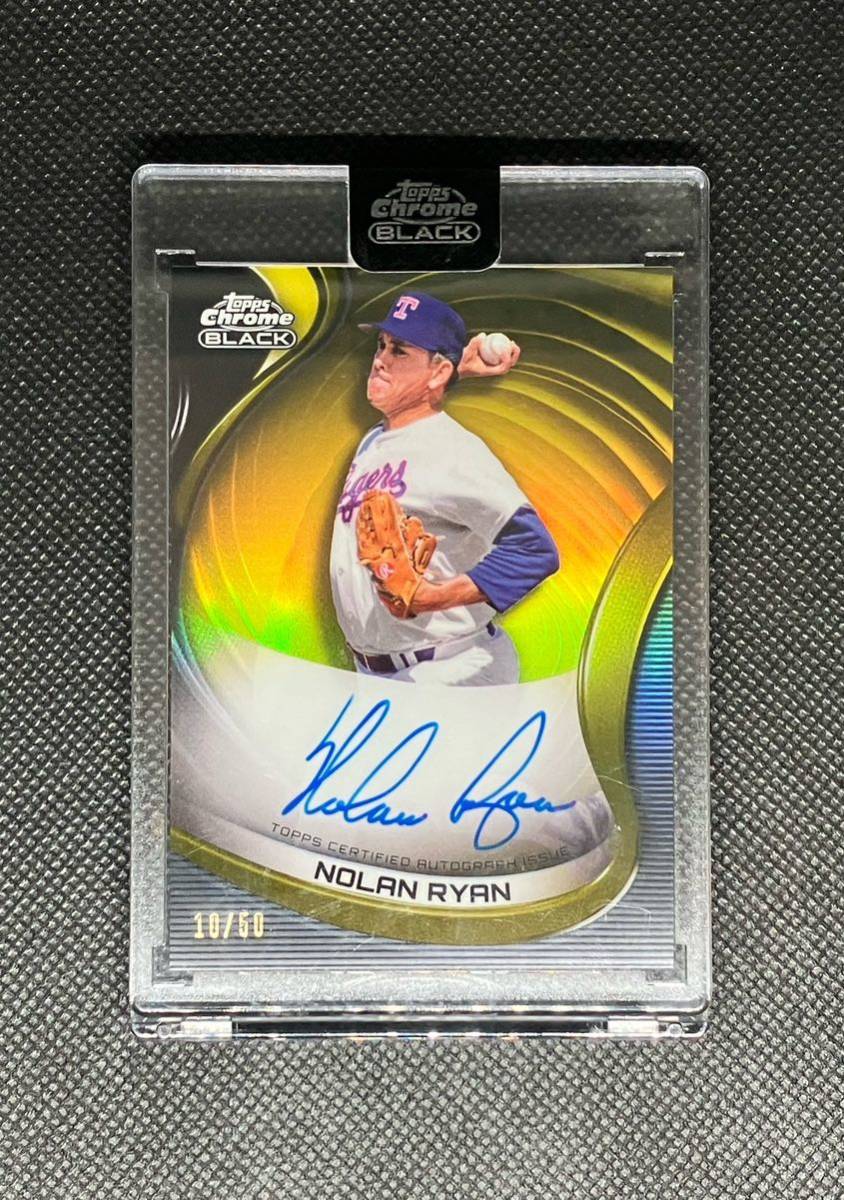 【目立った傷や汚れなし】2022 Topps Chrome Black Nolan Ryan Gold Refractor Auto /50 Rangers ノーラン ライアンの落札情報詳細 ...