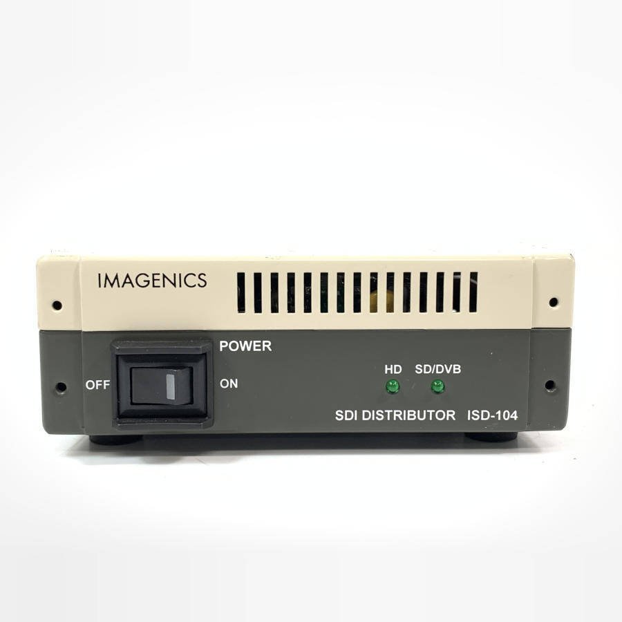 【目立った傷や汚れなし】中古 IMAGENICS 3G/HD/SD-SDI 分配器 ISD-104A イメージニクス 3G-SDI HD ...