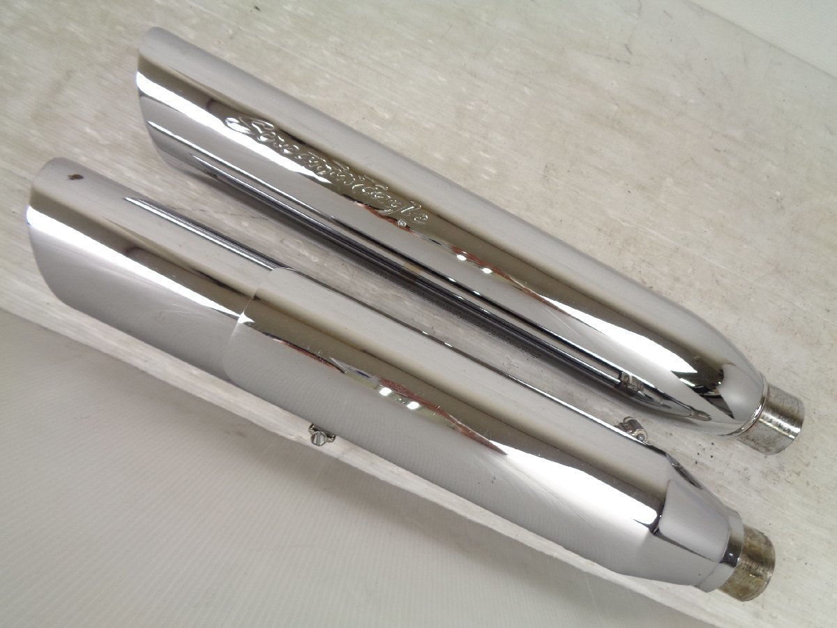 【やや傷や汚れあり】ダイナ FXDL FXD 95-17 スクリーミンイーグル スラッシュダウン スリップオン サイレンサー マフラー 良品 ...