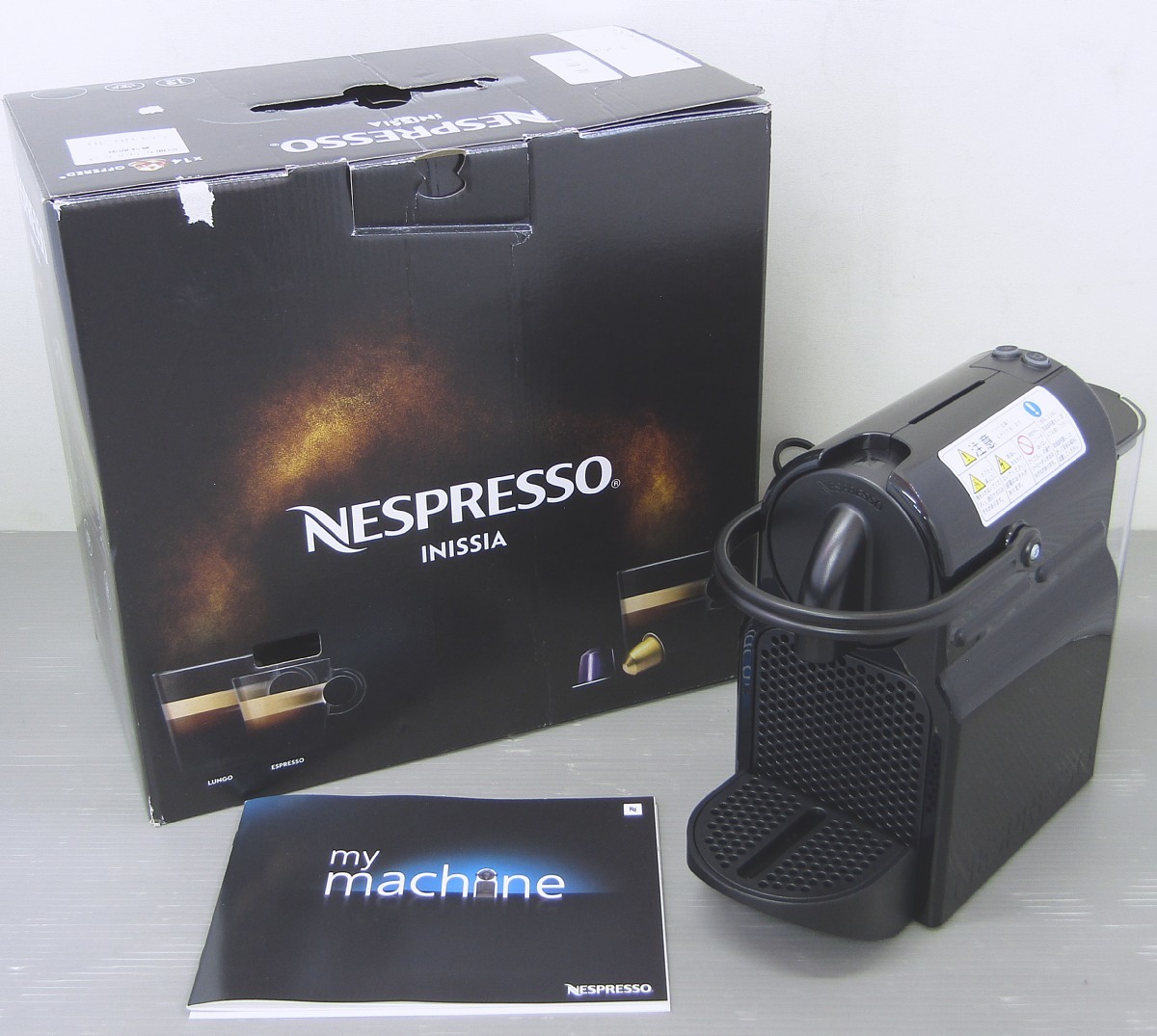 【目立った傷や汚れなし】ネスプレッソ イニッシア D40-BK プラック NESPRESSO INISSIA エスプレッソ式 コーヒーメーカー usedの落札情報詳細 - ヤフオク落札価格検索 ...