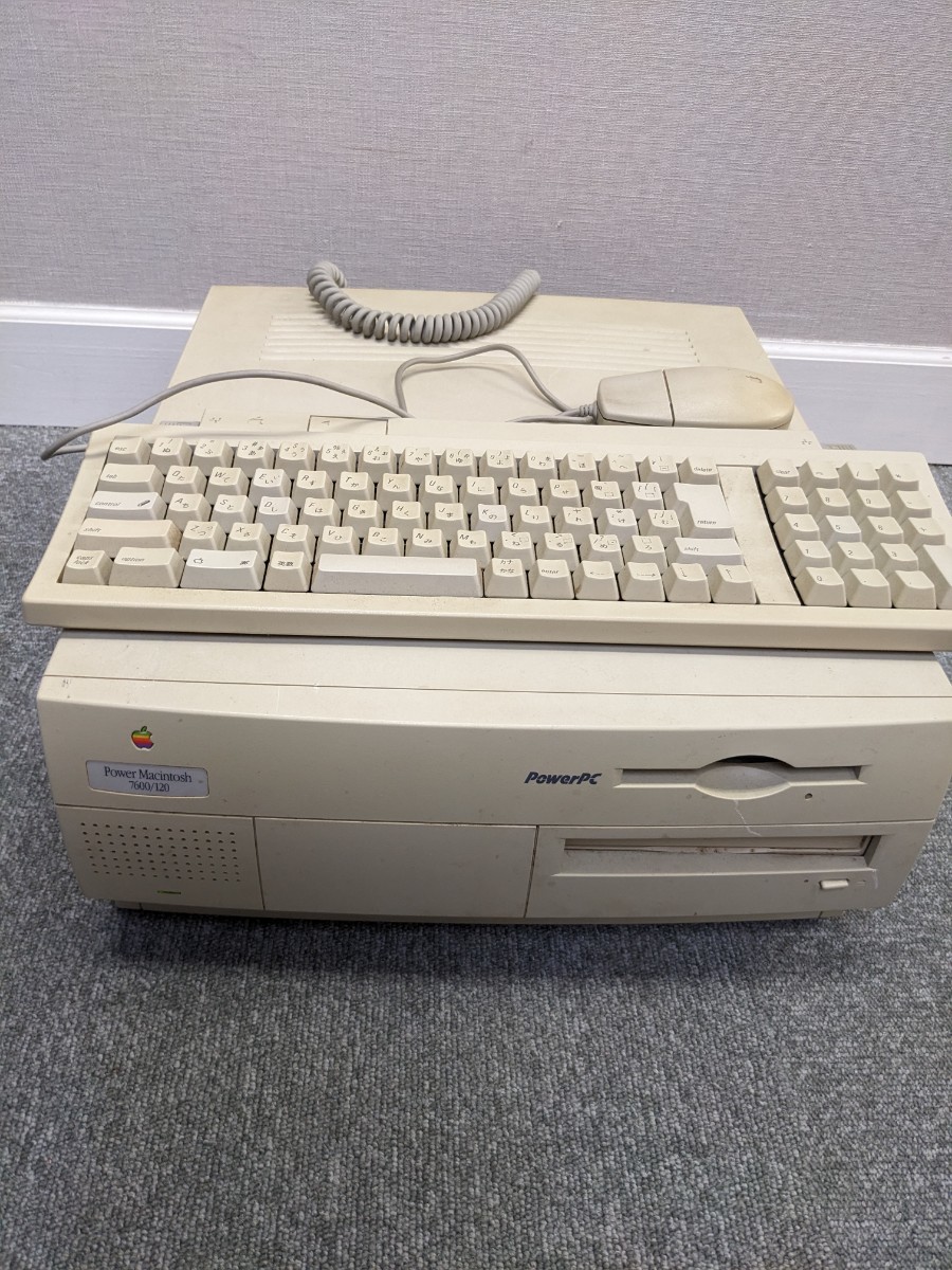 【やや傷や汚れあり】②-0003 Apple アップル Power Macintosh 7500/120 パワーマッキントッシュ デスクトップ ...