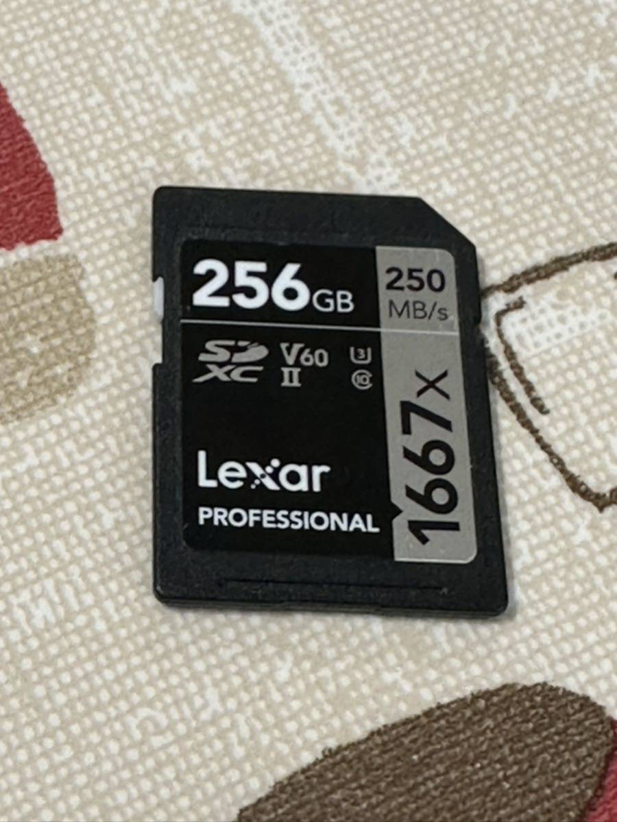 【目立った傷や汚れなし】Lexar 1667x V60 250MB/s Flash Memory sd cards UHS-II U3 ...