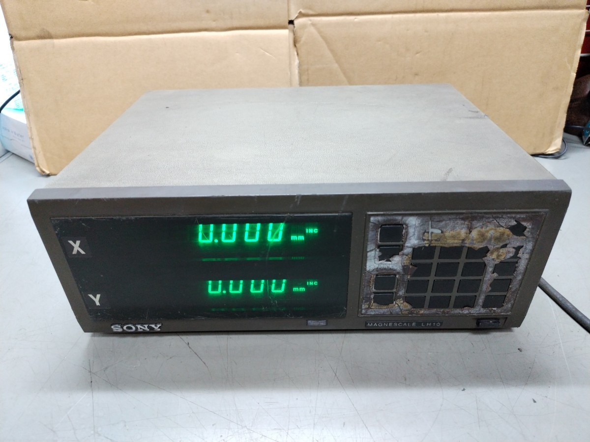【傷や汚れあり】SONY／ソニー LH10-2011 デジタルカウンター X軸／Y軸 スケール 要整備 中古の落札情報詳細 - Yahoo!オークション落札価格検索 オークフリー