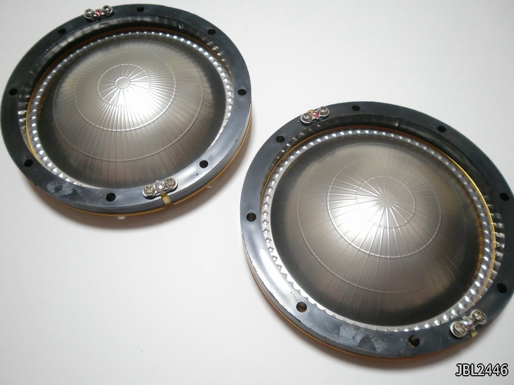【未使用】JBL 2446 8Ω ダイヤフラム【ペア】互換品 2450 2451H 2452H適合の落札情報詳細 - ヤフオク落札価格検索 ...