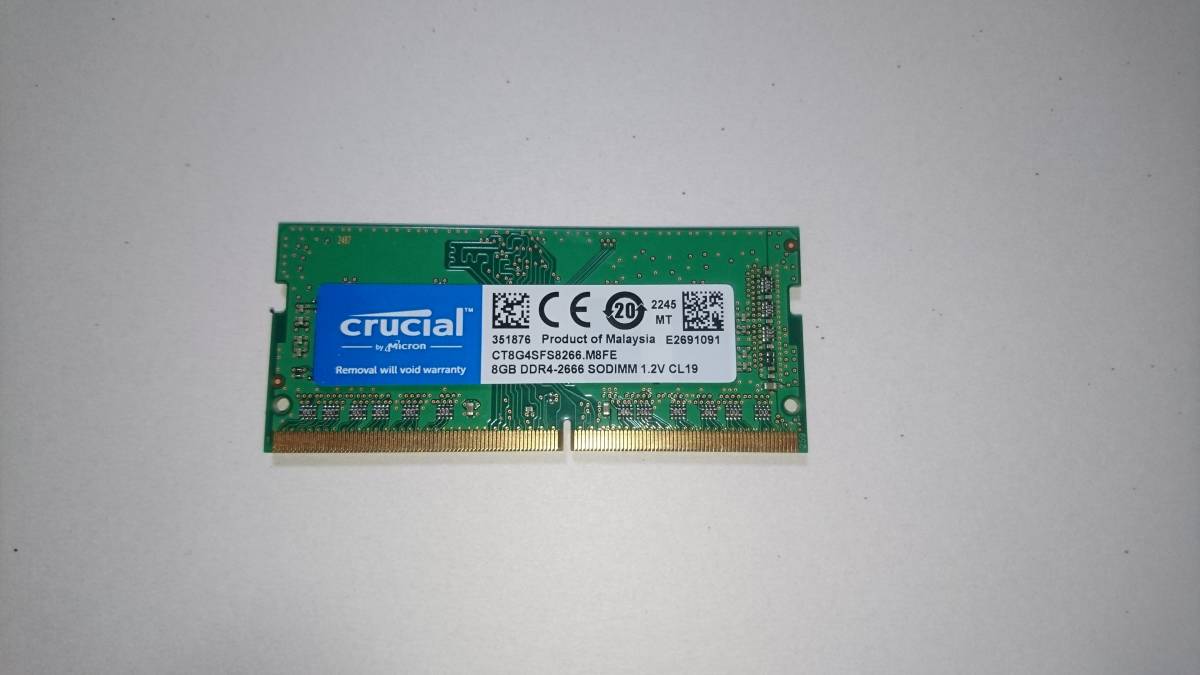 【やや傷や汚れあり】★ Crucial クルーシャル Micron 16GB 8GB×2枚 DDR4-3200 PC4-25600 ...
