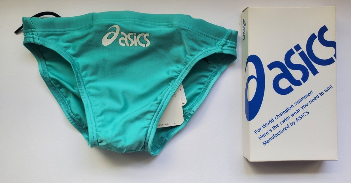 【未使用】【激レア生産終了品】新品・未使用asics懐かしのハイドロCD Men's競泳水着 競パン サイズSS 色ミントグリーン旧asicsロゴマークの落札情報詳細 - ヤフオク落札価格検索 ...