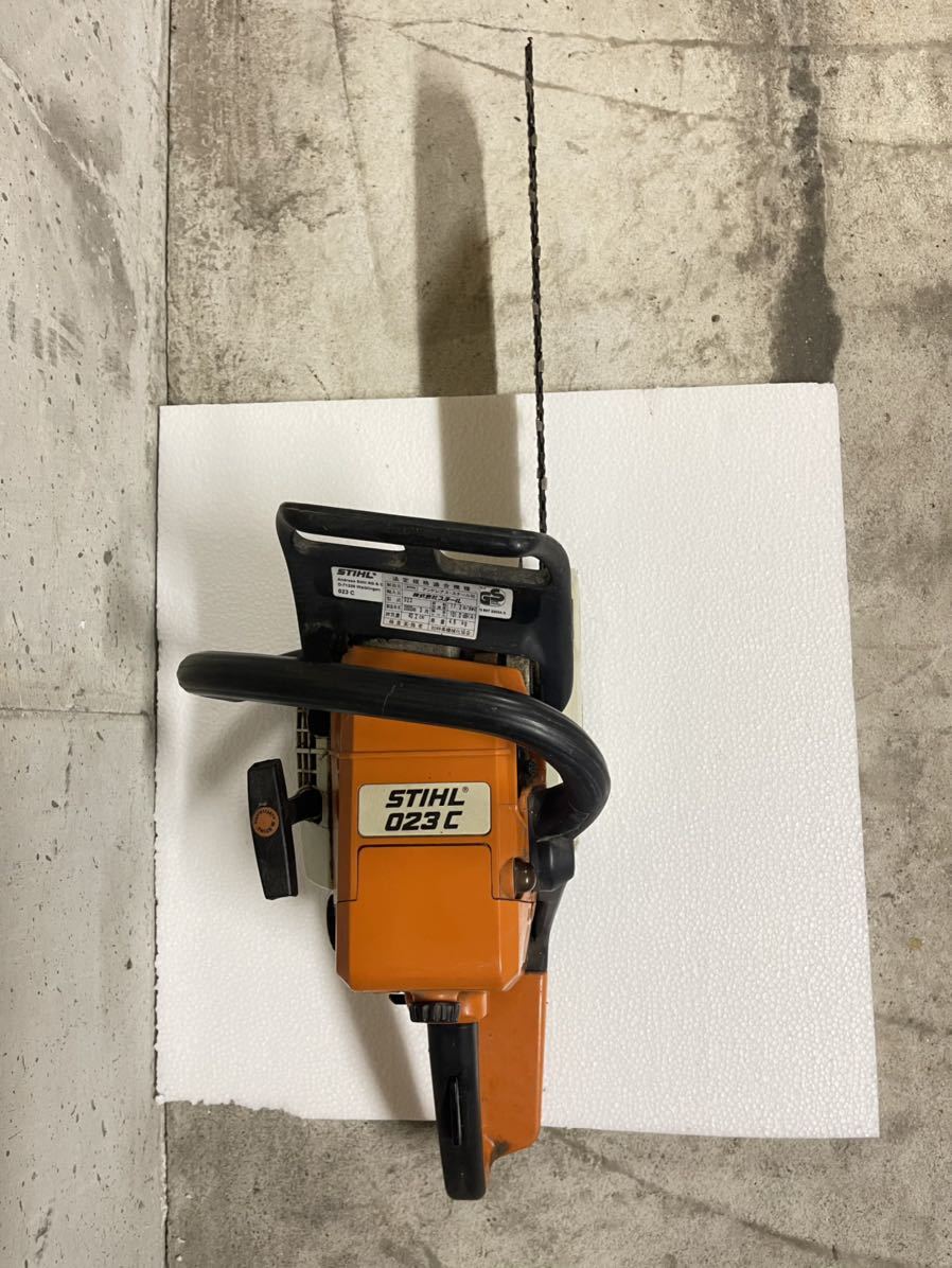 【傷や汚れあり】STIHL チェンソー 023C エンジンチェーンソー スチール【動作未確認】 ジャンクの落札情報詳細 - ヤフオク落札価格 ...