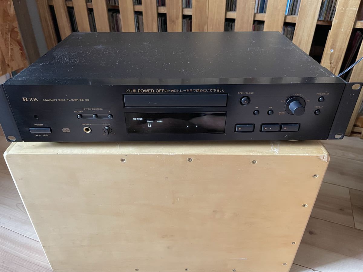 【目立った傷や汚れなし】★美品即決★業務用CDプレイヤー★TOA CD-30 ②の落札情報詳細 - ヤフオク落札価格検索 オークフリー