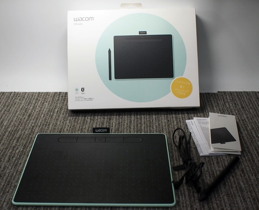 【やや傷や汚れあり】yi ア7 198 Wacom Intuos Medium Ctl 6100wl E0 ワイヤレス ペンタブレット