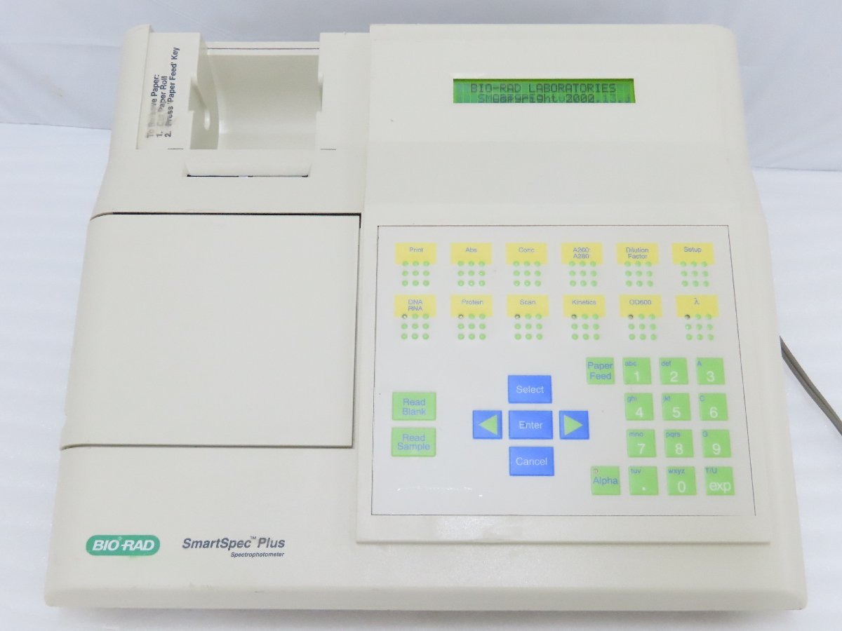 【傷や汚れあり】 100☆BIO RAD SmartSpec Plus Spectrophotometer スペクトロフォトメーター☆0725 ...