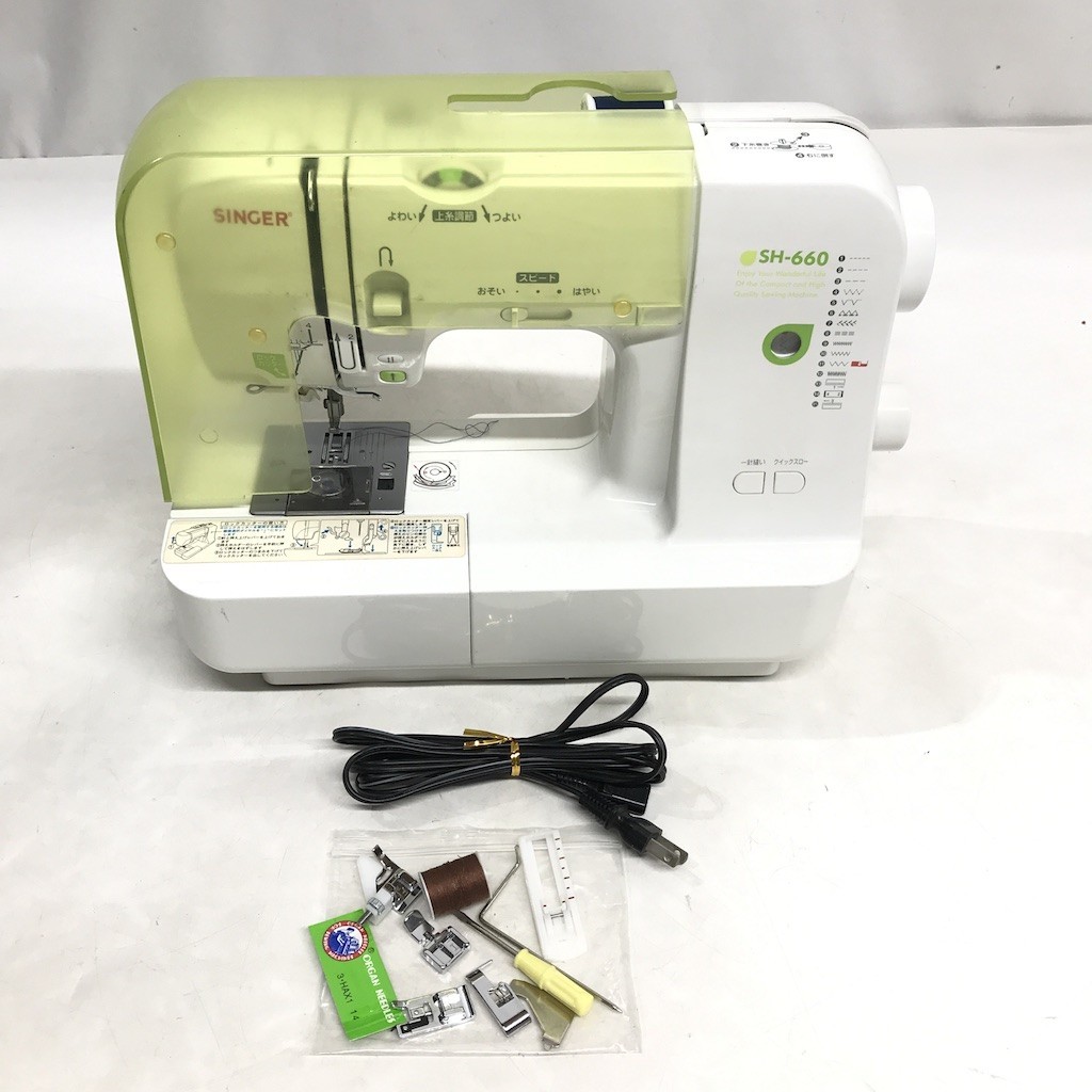 【目立った傷や汚れなし】SINGER SH-660 シンガー Nuikiru ヌイキル 電子ミシン 手芸 裁縫 動作確認済み D0801-41 ...