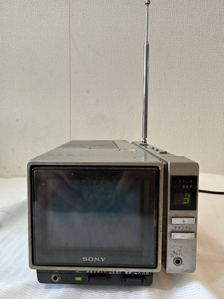 【傷や汚れあり】SONY ブラウン管 カラーモニターテレビ【 TRINITRON KX-4M1 】PROfeel-Pro 専用チューナー ...