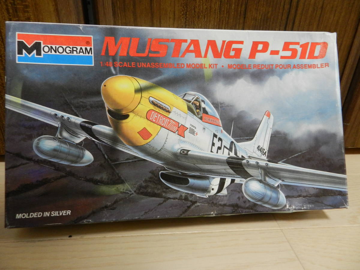【やや傷や汚れあり】④a16 MONOGRAM モノグラム 1/48 FOCKE-WULF and P-51B MUSTANG 6081 ...