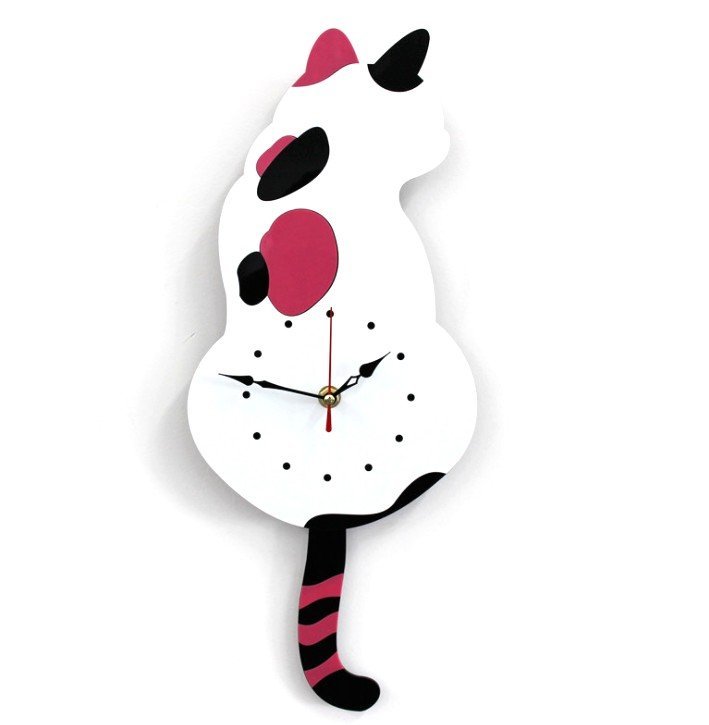 【未使用】【VAPS_1】しっぽが動く 壁掛けキャットクロック 《ホワイト》 壁掛け かわいい 猫 ねこ 時計 送込の落札情報詳細 - ヤフオク落札価格検索 オークフリー