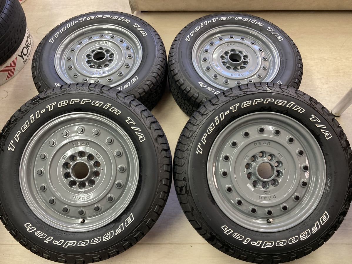 【目立った傷や汚れなし】超美品！DEAN コロラド×BF トレイルテレーンT/A 215/65R16 バリ山付き！ホワイトレタータイヤ！R60 ...