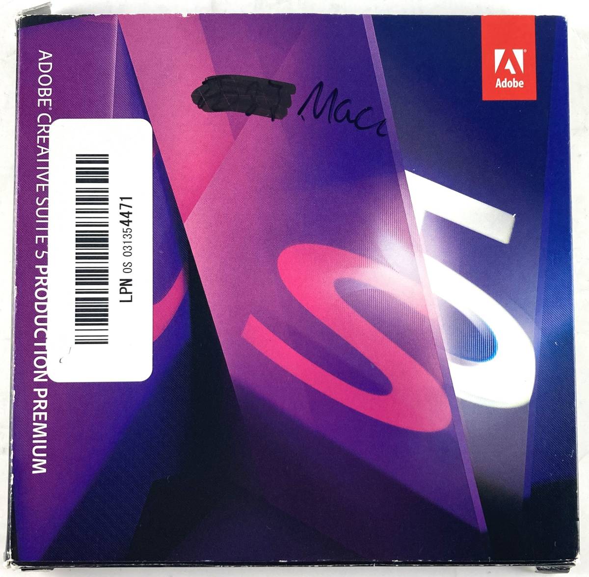 【目立った傷や汚れなし】Adobe Creative Suite 5 PRODUCTION PREMIUM Mac版 譲渡申請可能【S225】の落札情報詳細 - ヤフオク落札価格検索 オークフリー
