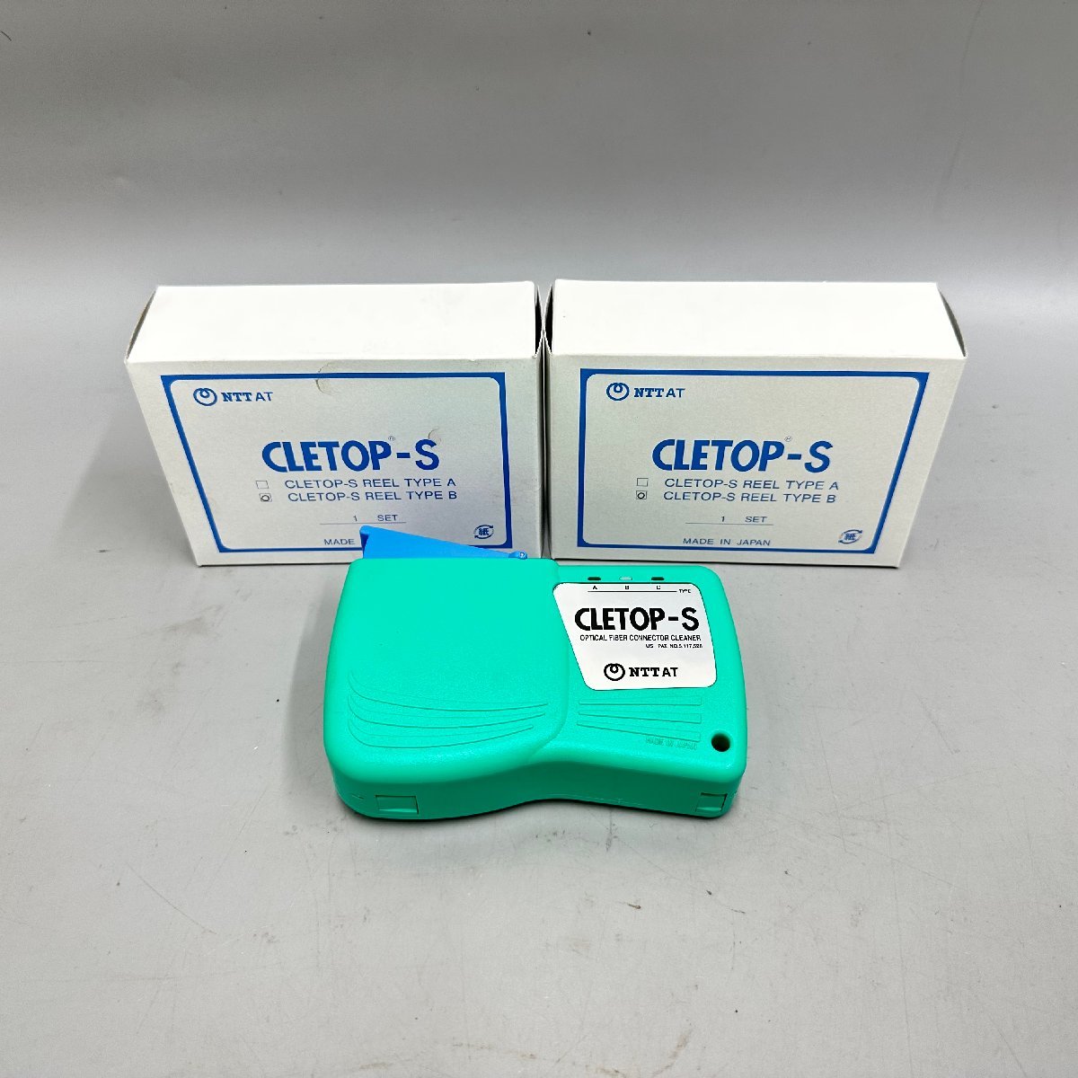 【未使用に近い】 [3] NTT-AT CLETOP-S 光コネクタクリーナー TYPE B 3個セット 現状品 5/092603a の落札 ...