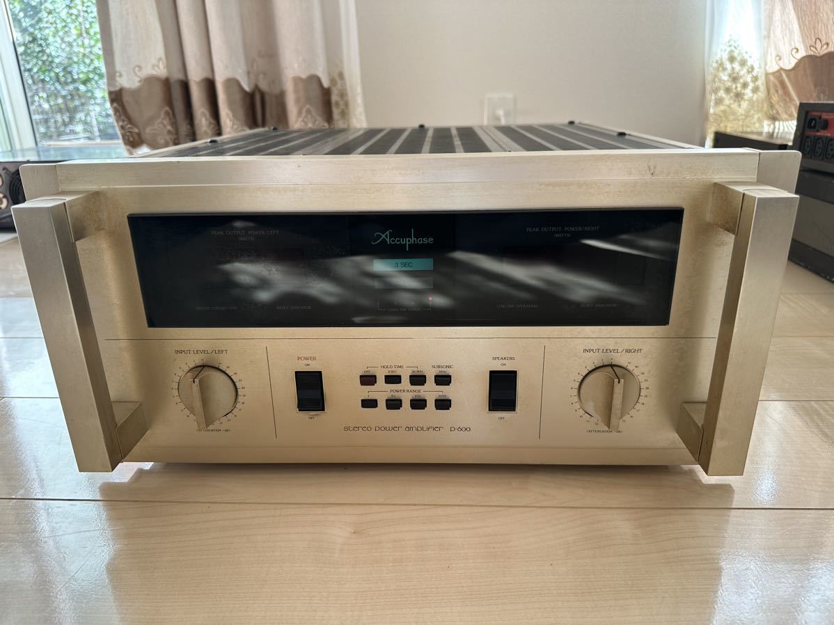 【傷や汚れあり】Accuphase P-600 通電確認OKの落札情報詳細 - ヤフオク落札価格検索 オークフリー
