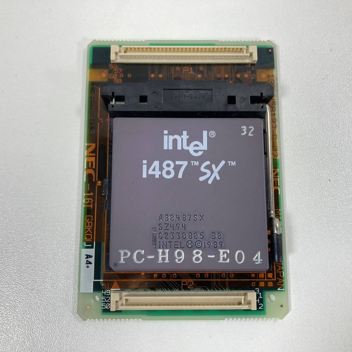 【目立った傷や汚れなし】NEC PC-H98-E04 Intel i487 SX 数値演算コプロセッサ と PC-9801NA-01 コプロセッサボード【動作未確認】の落札情報詳細 ...