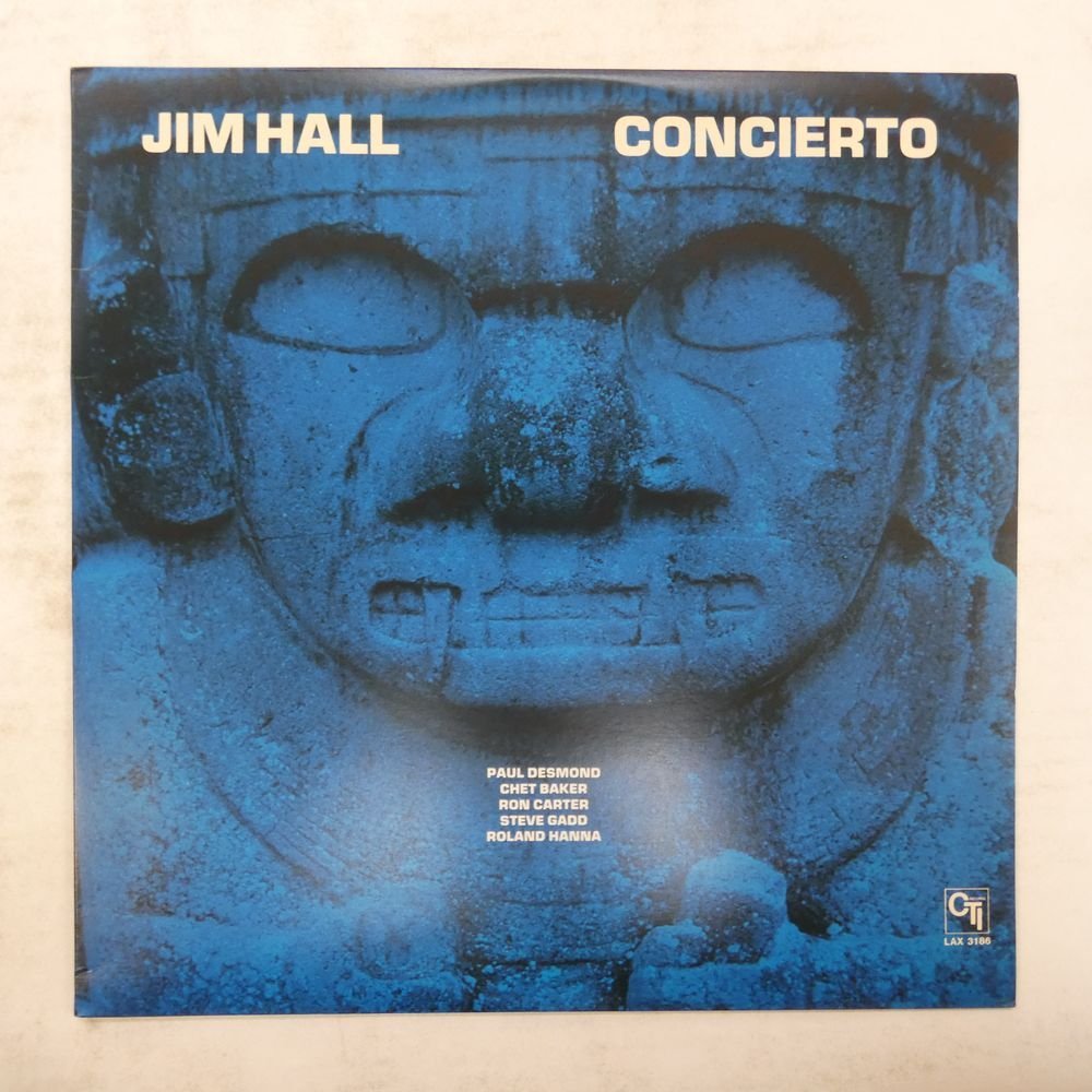 【やや傷や汚れあり】KY1102A ジム・ホール JIM HALL アランフェス協奏曲 CONCIERTO LP レコード 帯付き 完全限定盤 ...