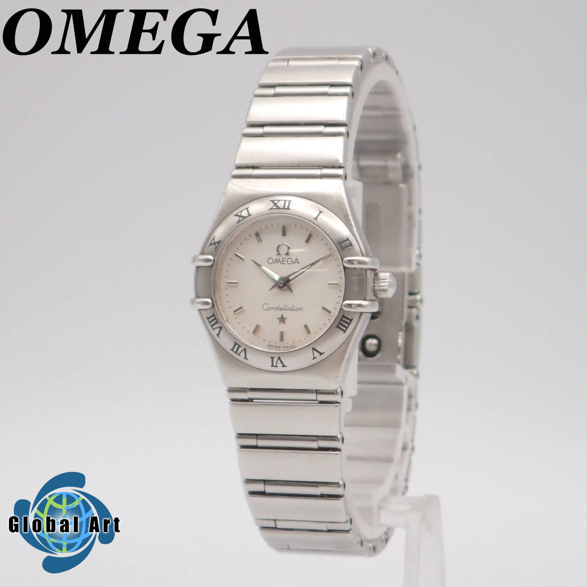 【やや傷や汚れあり】う09268/OMEGA オメガ/コンステレーション/クオーツ/レディース腕時計/文字盤 ホワイトの落札情報詳細 ...