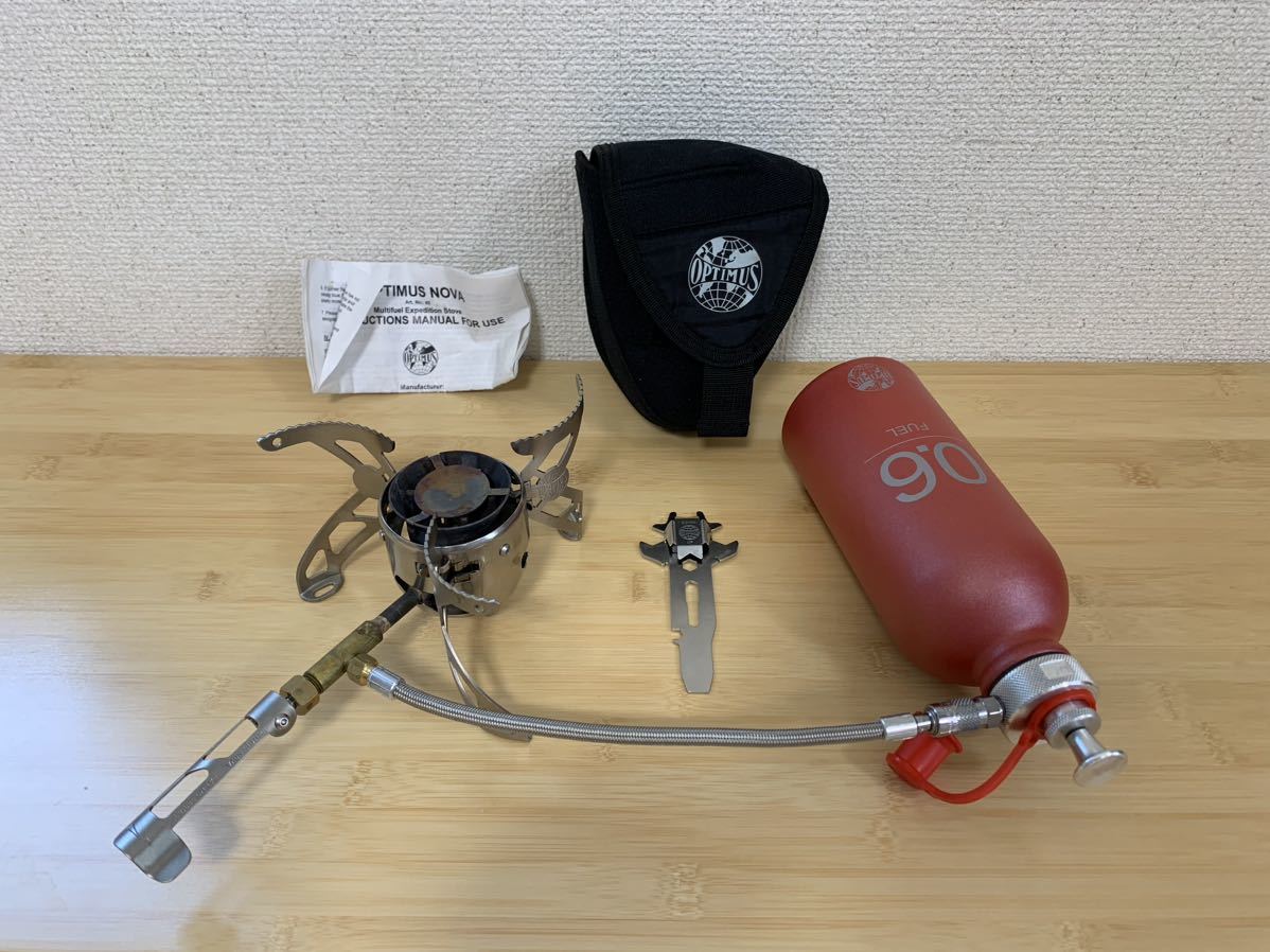 【未使用に近い】初期型 optimus オプティマス MADE IN SWEDEN NOVA NO.80 ノバ ノヴァ 80 ストーブ ...