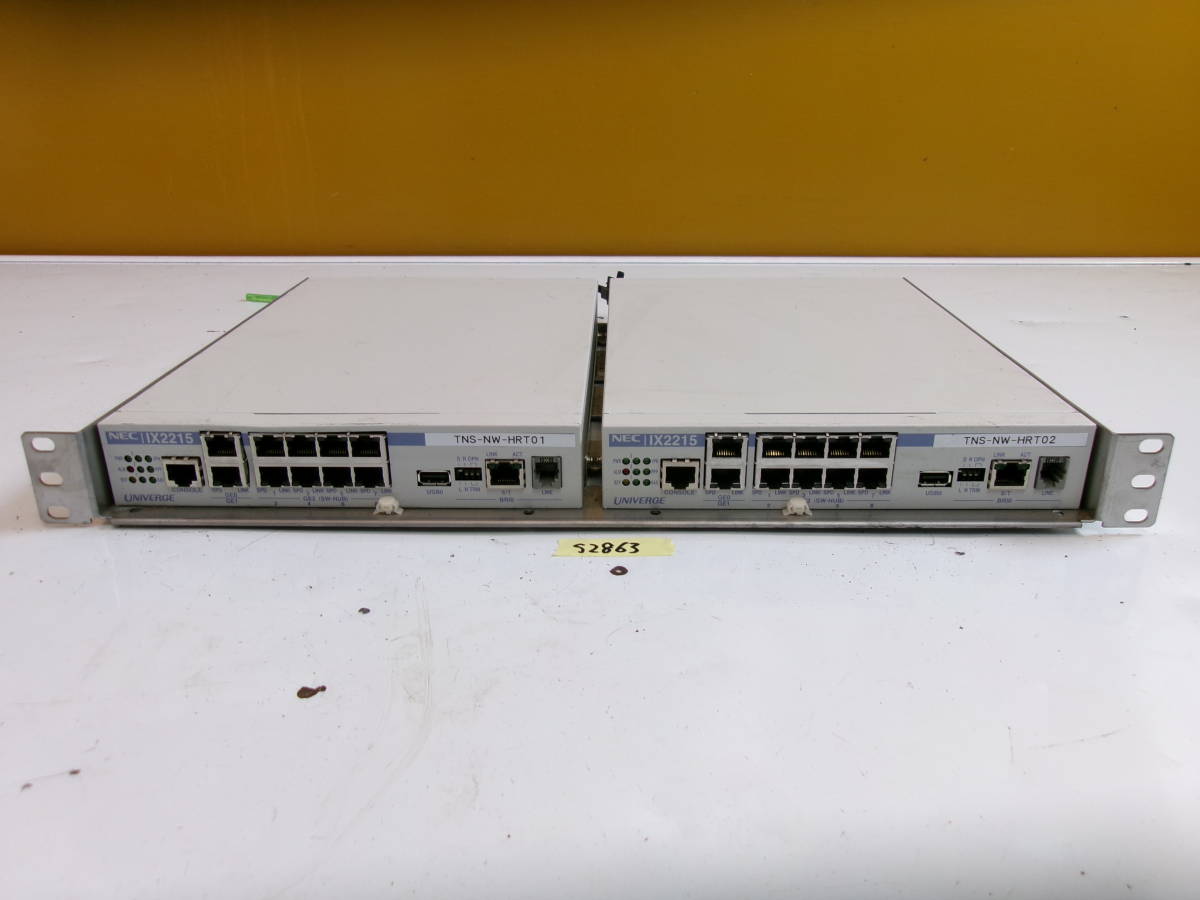 【未使用】送料無料!!NEC UNIVERGE IX2106 BI000087 VPN対応高速アクセスルータの落札情報詳細 - ヤフオク落札 ...